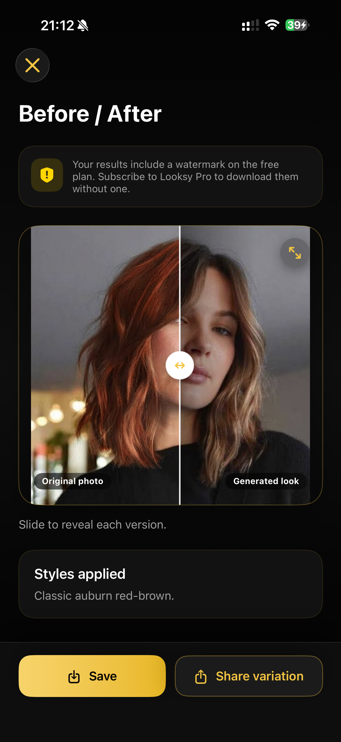 Looksy - Prueba Cortes y Colores de Pelo con IA | App iOS Gratis